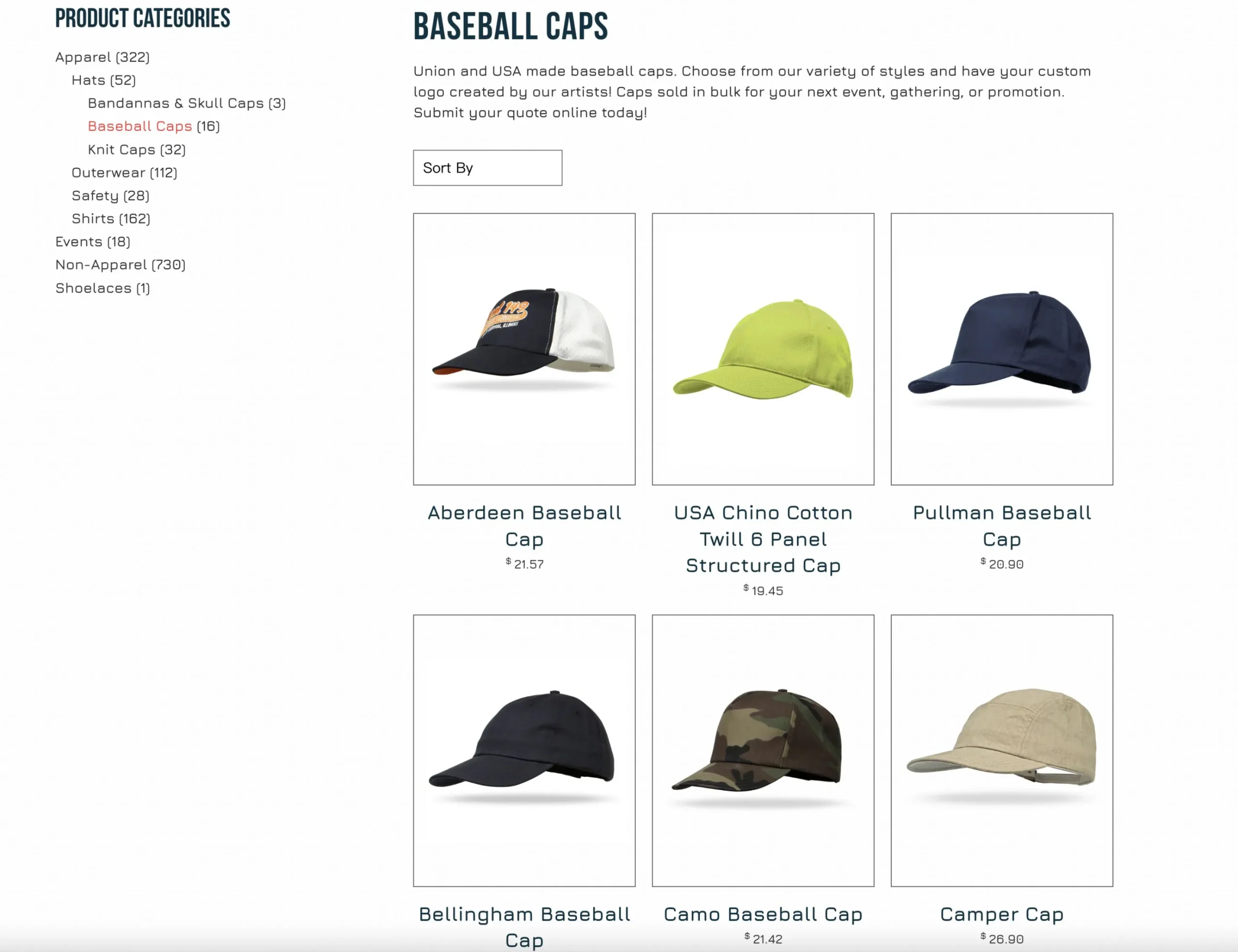 Top 8 Baseball Caps Manufacturer in the USA – JoinTop | Custom Hat ...